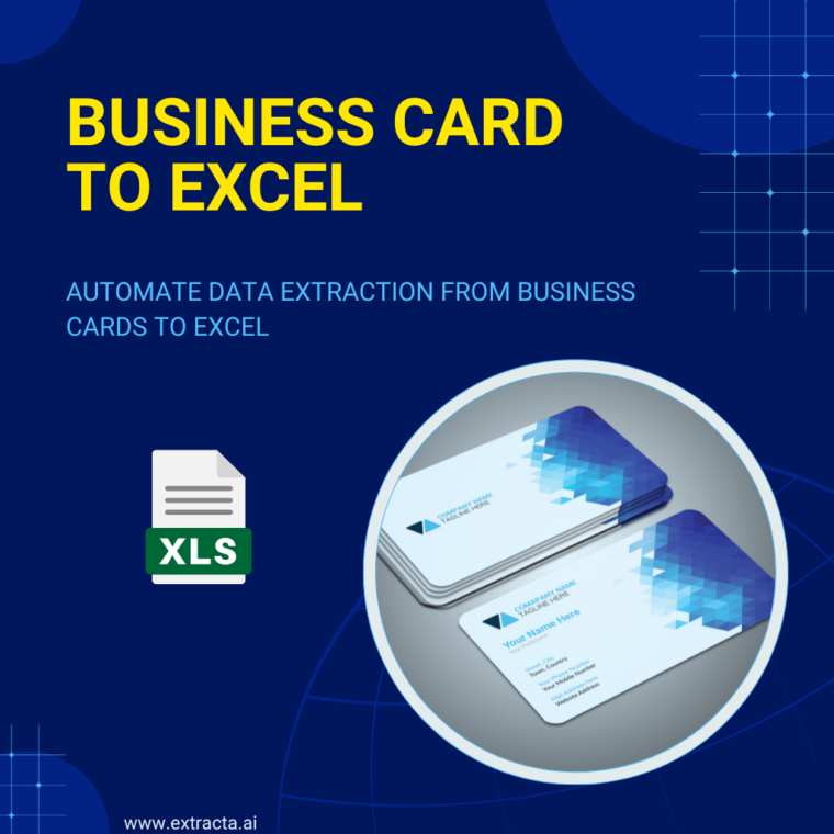 Business Card To Excel - How to Scan Business Cards? - Extracta